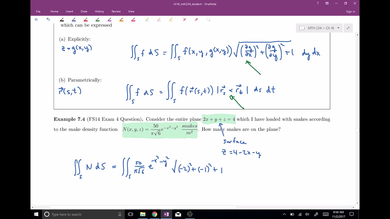 MTH 234 Video 16-07A - YouTube