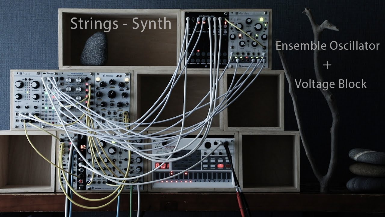 Ensemble Oscillator + Voltage Block Strings-Synth Ambient / Beads Mob ...