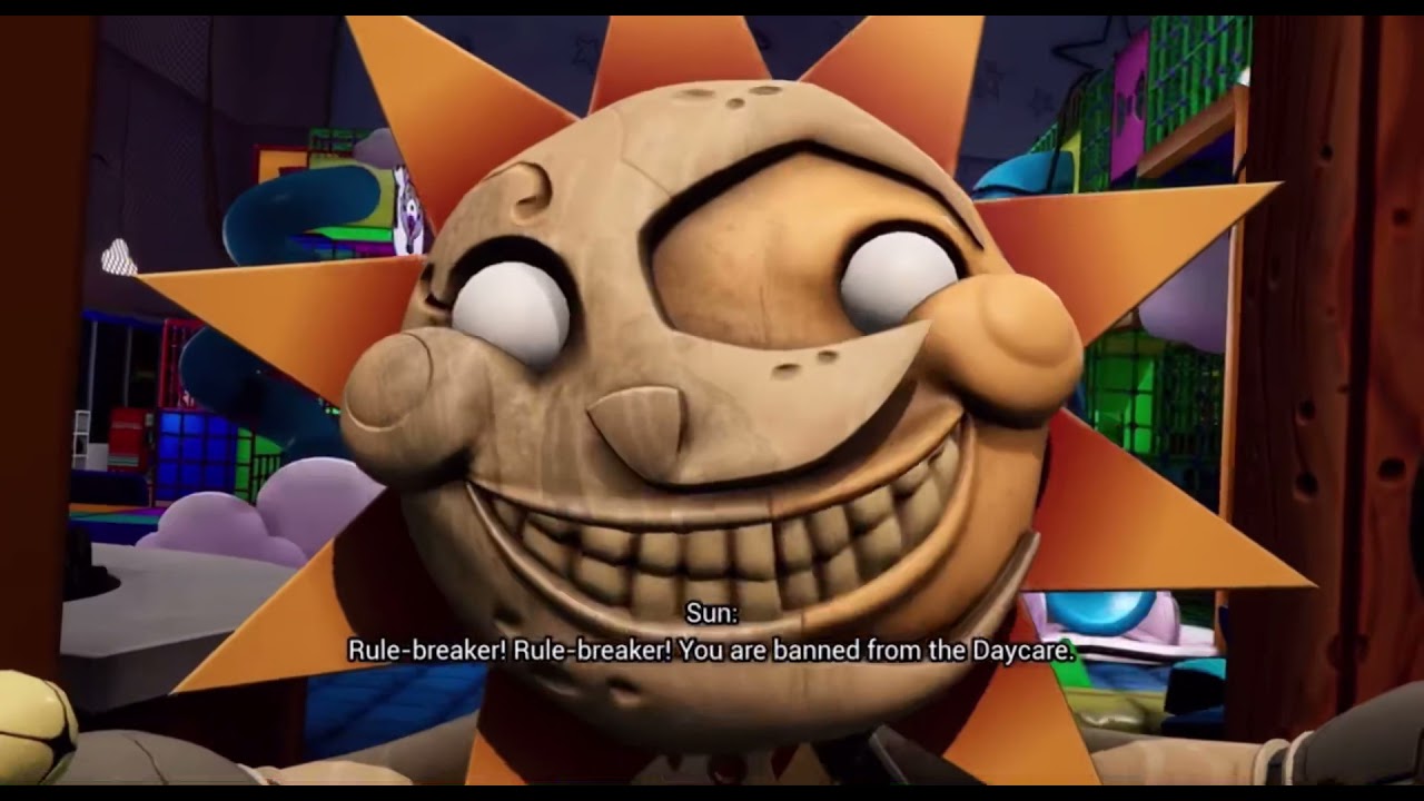 Five Nights At Freddys Security Breach Sunrise Bans You From The
