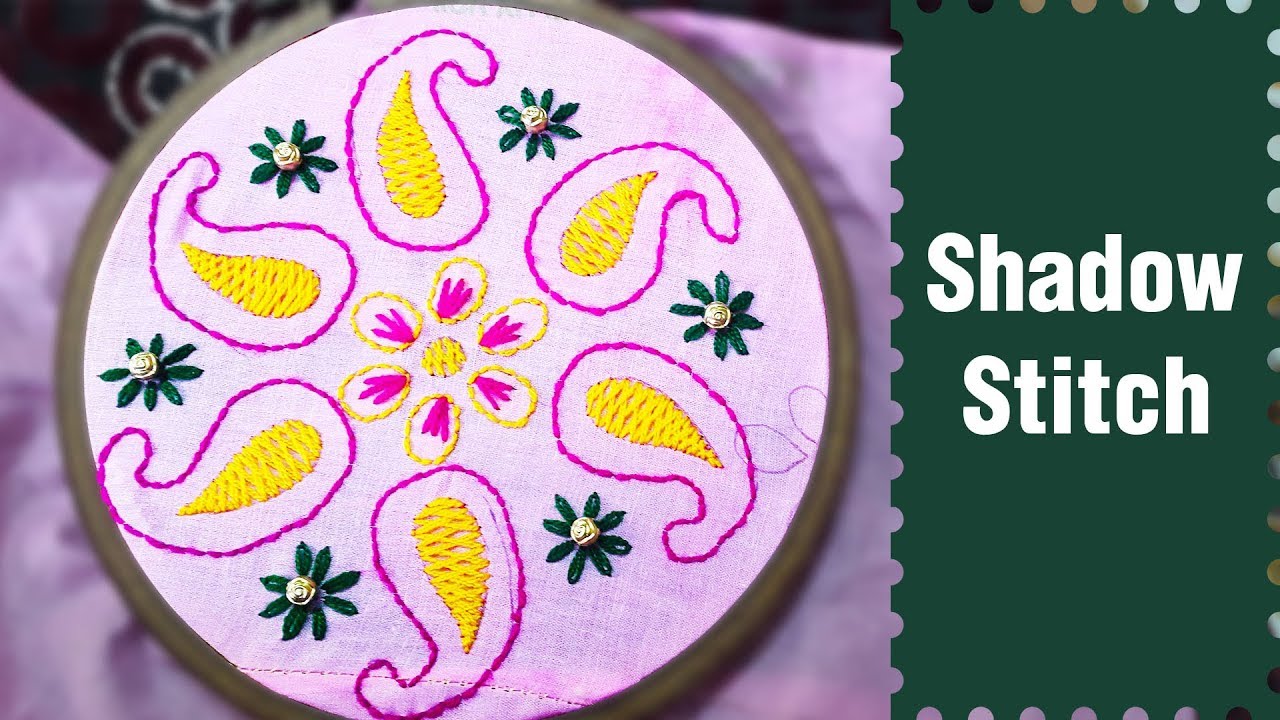 Shadow Work Embroidery - YouTube