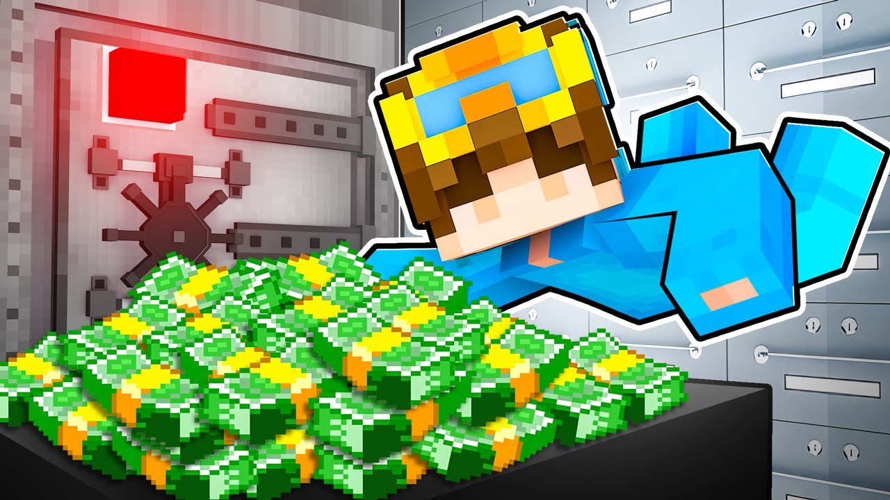 Robbing the MOST SECURE BANK in Minecraft! - YouTube