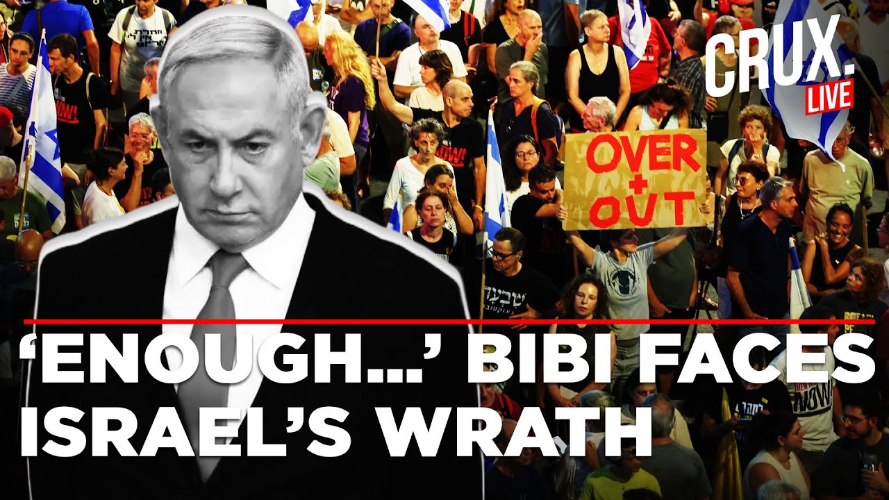 LIVE | Protests Grip Tel Aviv As Israel RAGES Over Netanyahu, Trump ...