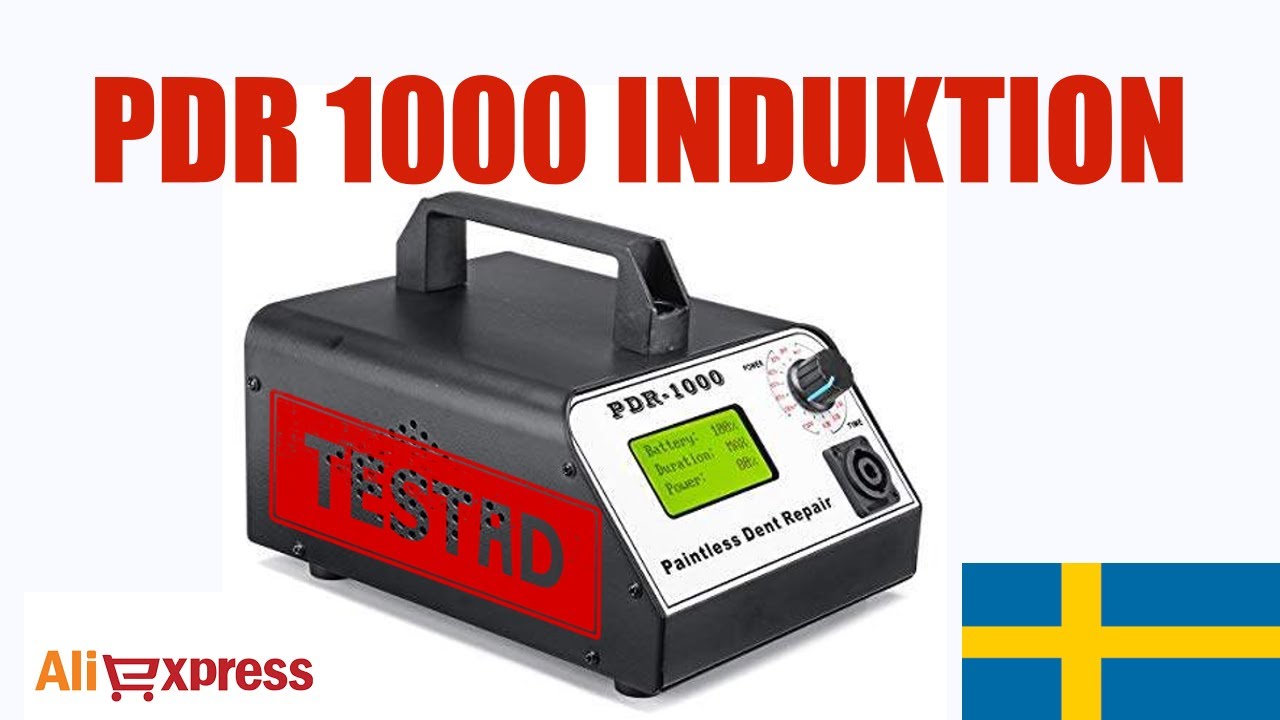 PDR-1000 Paintless Dent Repair | Uppackning & Test! - YouTube