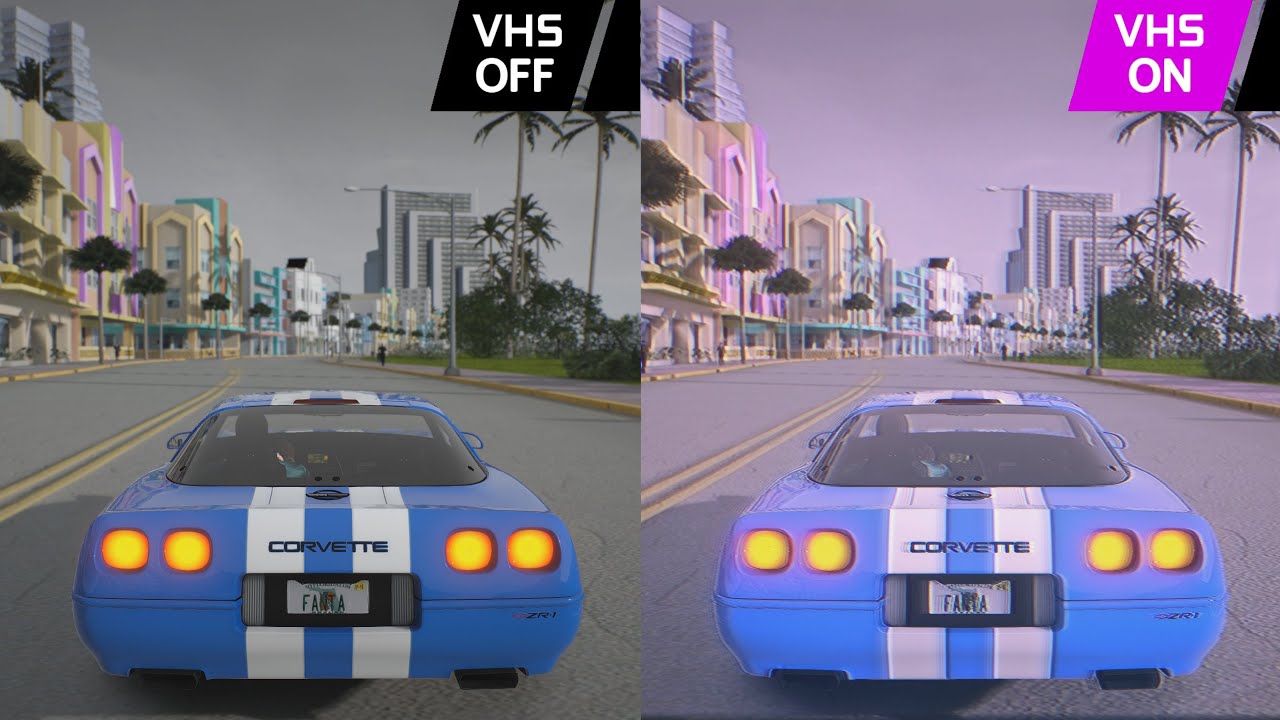 GTA 5 - VHS ReShade Preset for QuantV 3.0 - Graphics Comparison - YouTube