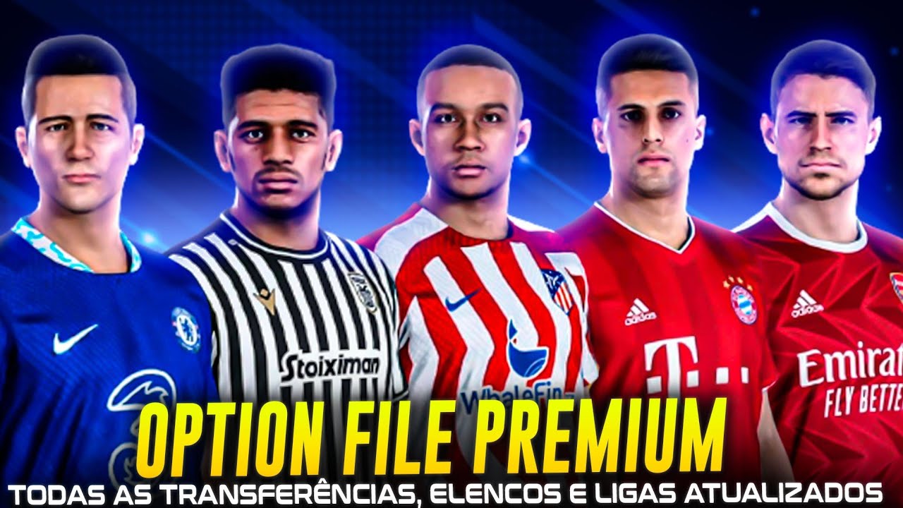 OPTION FILE PÉS 2021| 100% ATUALIZADO!!! - YouTube