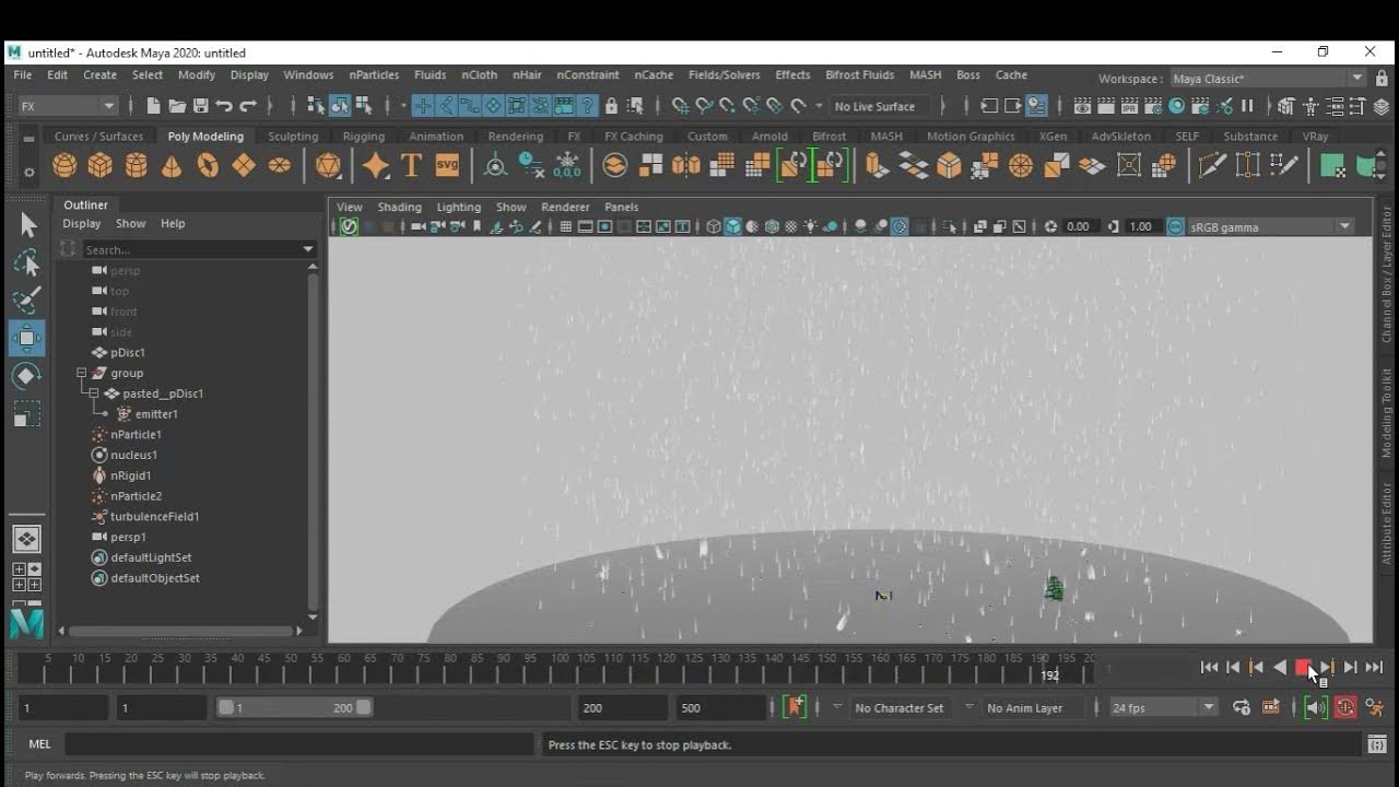 Creating a Rain Effects using Maya nParticles - YouTube