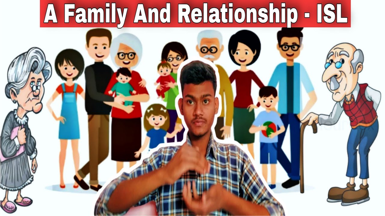 A Family And Relationship - Indian Sign Language with Hands For Deaf ...