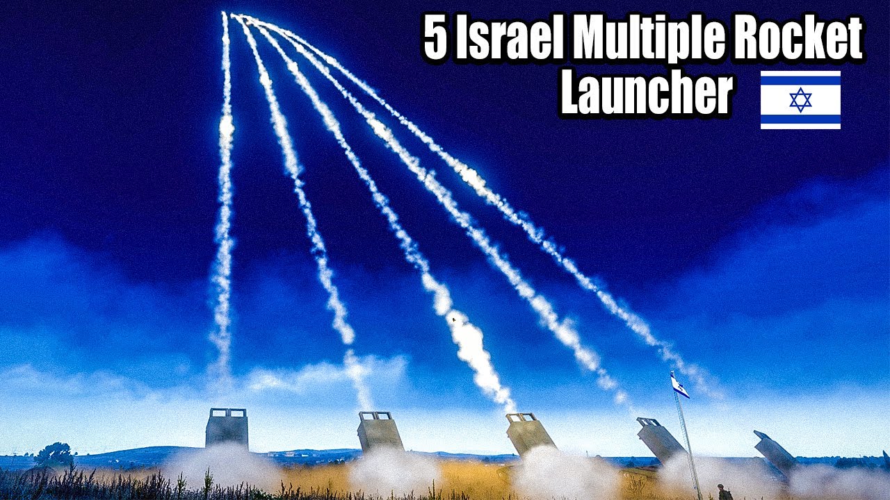 Israel Multiple Rocket Launcher in Action | Massive Firepower & ASMR ...