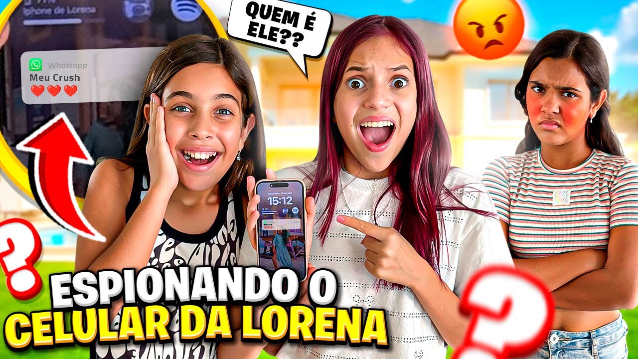 JÉSSICA E MANU ESPIONARAM O CELULAR DA LORENA*deu ruim JESSICA E ...