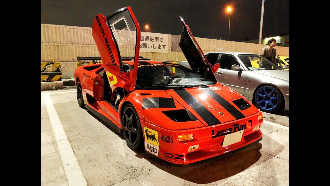 《辰巳PA》Supercars&JDM Accelerating - Diablo SVR, BMW M4, 599GTO, 458, 328 ...
