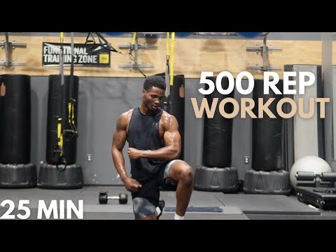 500 Rep DUMBBELL Workout Challenge🔥| Full Body Workout | At Home ...