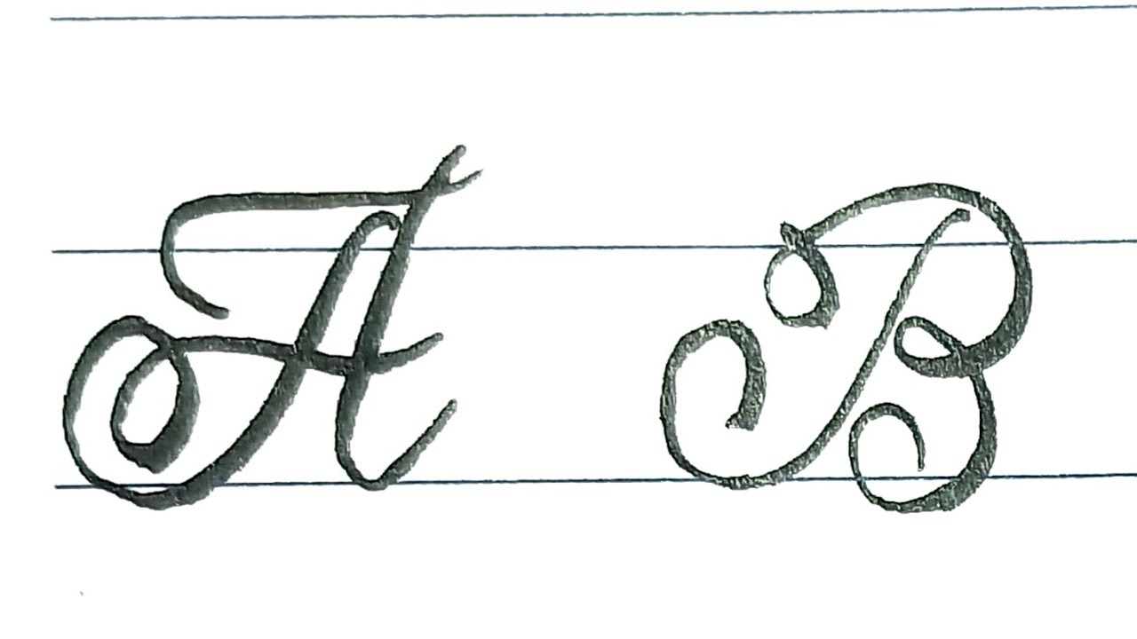 How To Learn English Calligraphy-Copperplate A to Z| English Handwrting ...