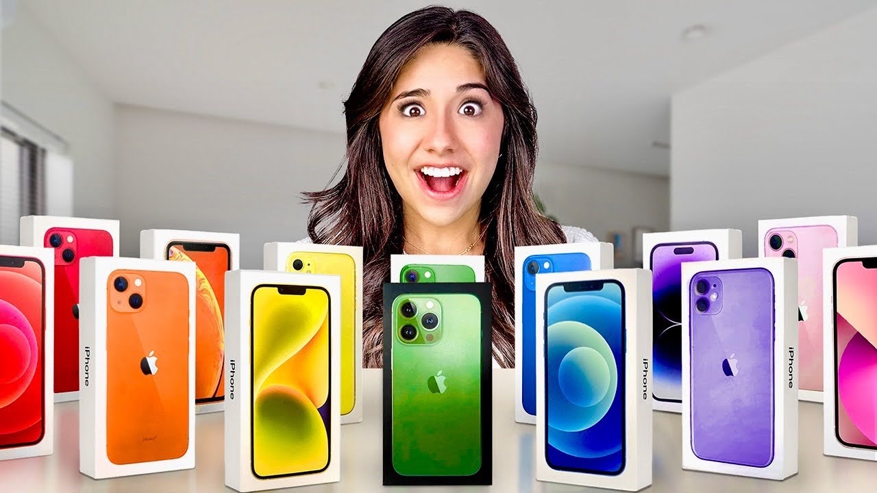 I Bought EVERY Color iPhone - YouTube