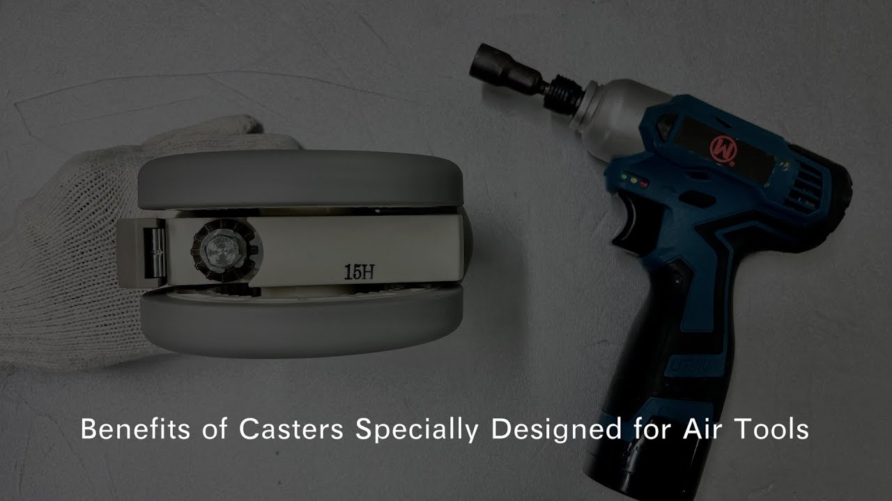 Benefits of Casters Specially Designed for Air Tools. - YouTube