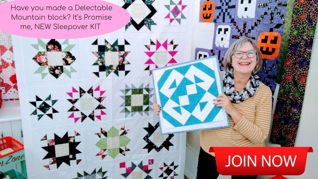 Have you made a Delectable Mountain block? It’s Promise me, NEW Sleepover KIT & Secret Lives #73 ...