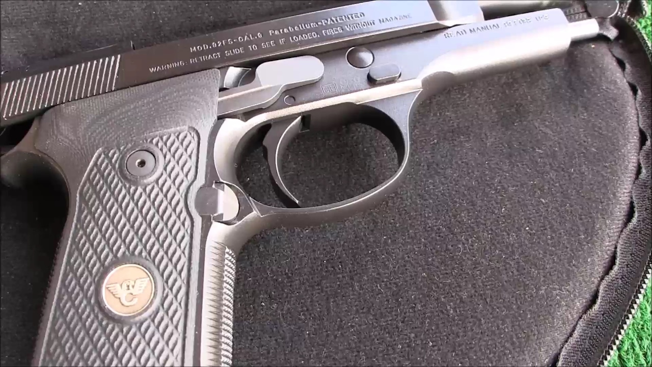 Beretta 92 FS (G) After Frame Refinish - YouTube