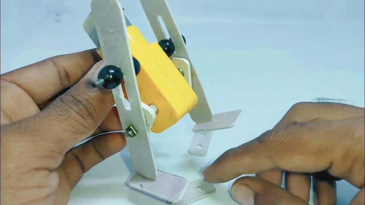 How to make walking robot at home | diy walking robot - YouTube