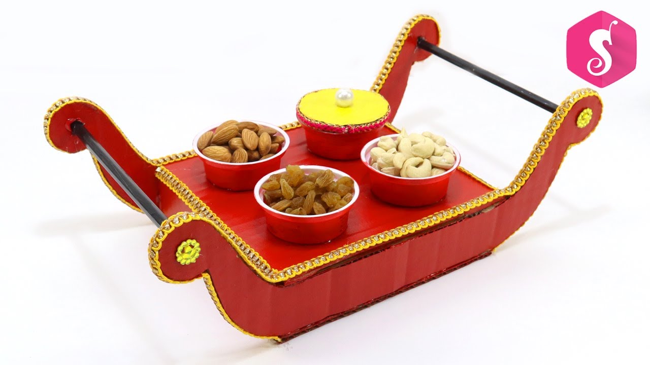 3 Useful Supari Box Making at Home from Cardboard & Ice cream Cups ...