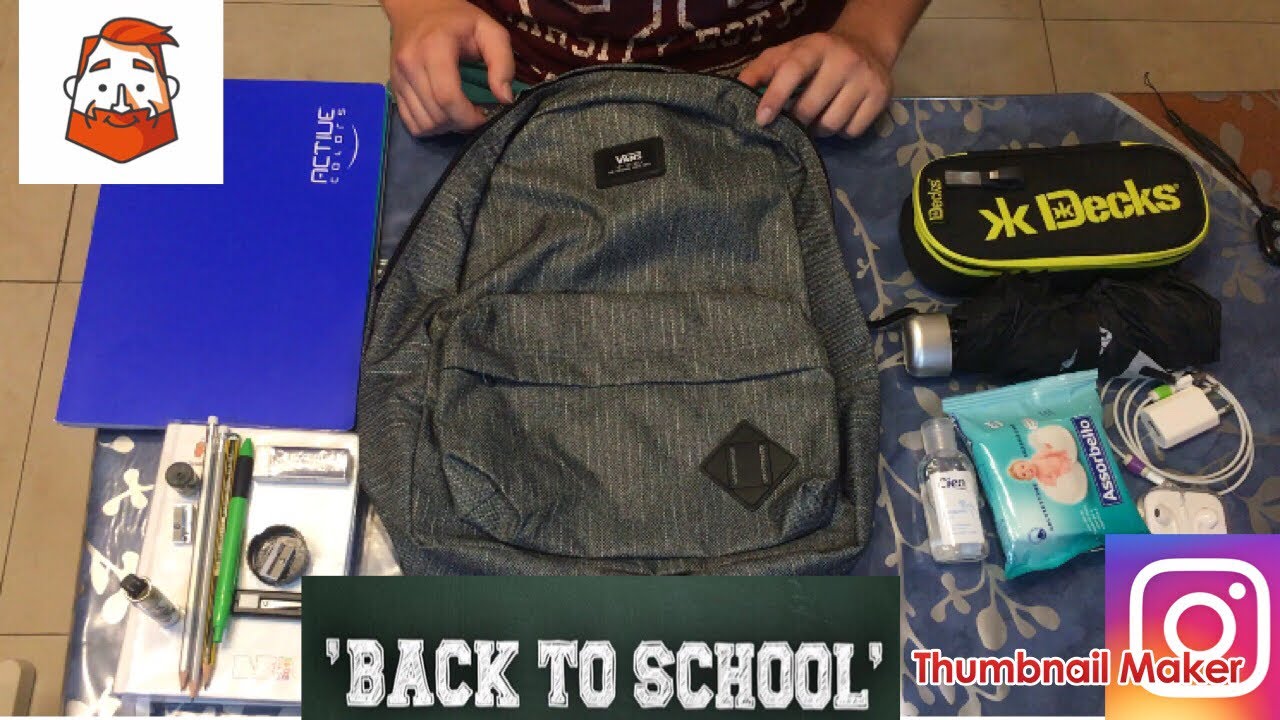 WHAT'S IN MY SCHOOLBAG ? - BACK TO SCHOOL 2017 - YouTube