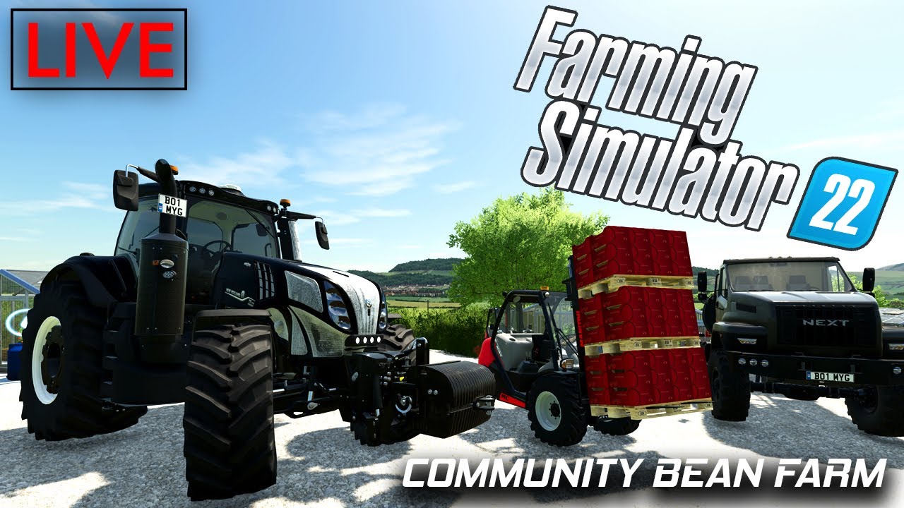 Community Bean Farming #3 | Farming Simulator 22 Live - YouTube