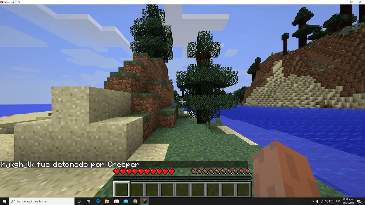 minecraft JAVA vs BEDROCK - explosión de creeper - YouTube