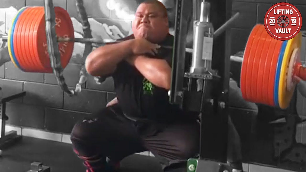 The Heaviest Front Squat In History - YouTube