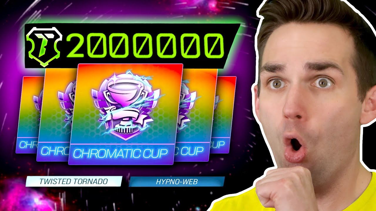 THE *BIGGEST* CHROMATIC CUP OPENING EVER! "LUCKY" (2 Million Rocket League Tourney Credits ...