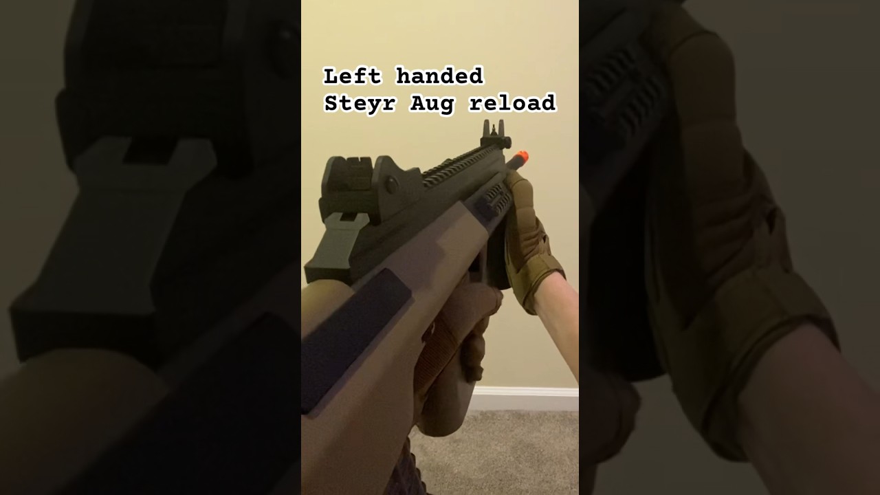 Left handed Steyr Aug reload #airsoft #guns #videogames #cod # ...