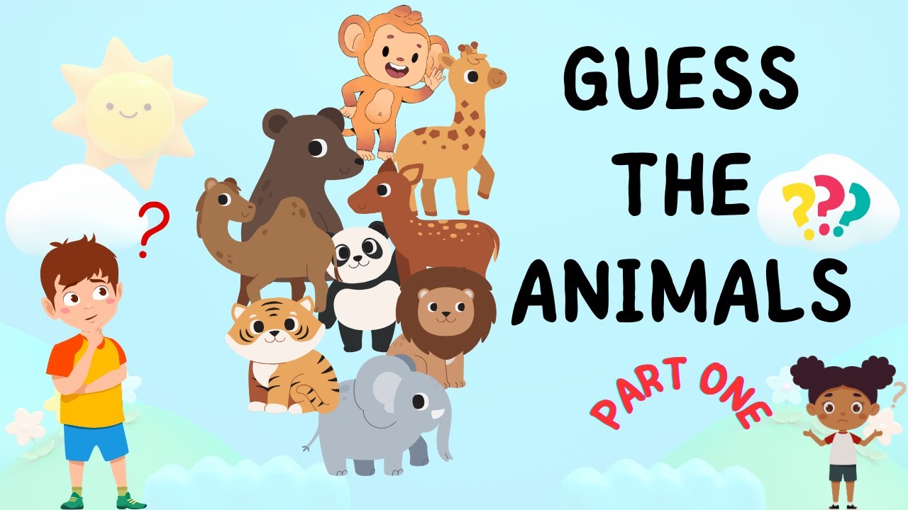 Guess The Animal Quiz | Part One 🐒🦁🐼🦒 #quiz #questions #trivia - YouTube