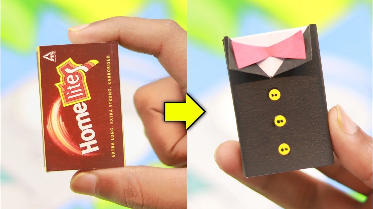 DIY Mini gift for bestfriend with matchbox || Matchbox craft - YouTube