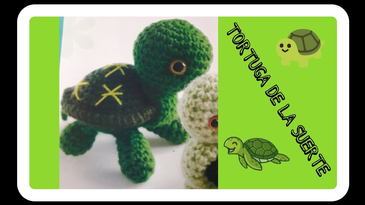 Tortuga tejida a crochet P/1 #tejermehacefeliz - YouTube