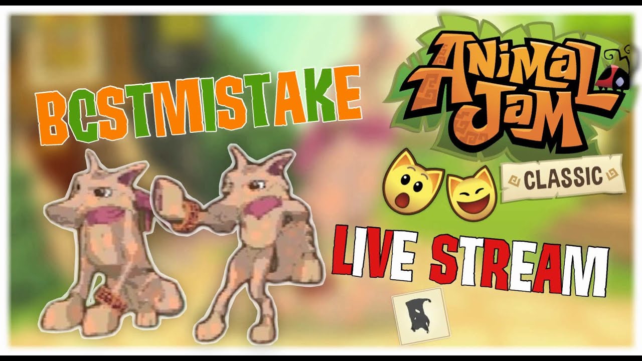 ANIMAL JAM CLASSIC!🐞 (Animal Jam Livestream w/ bcstmistake) *COME HANG ...