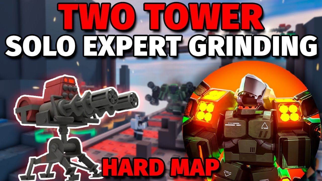 Solo Expert Mode Grinding On A Hard Map [SFOTH] With Only Two Towers ...
