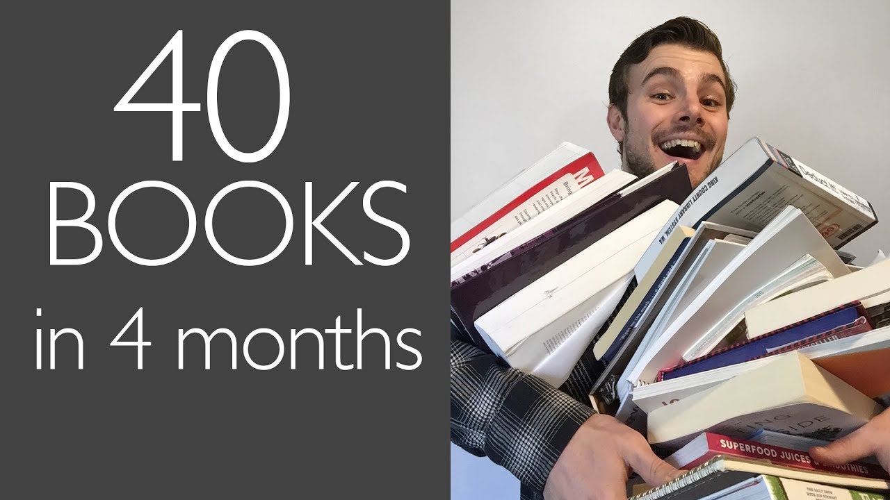 How to Find More Time to Read I finished 40 books in 4 months - YouTube