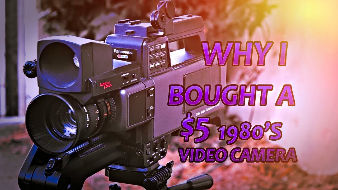 Why I Bought a $5 1982 Panasonic WV-3400 Retro Video Camera - YouTube