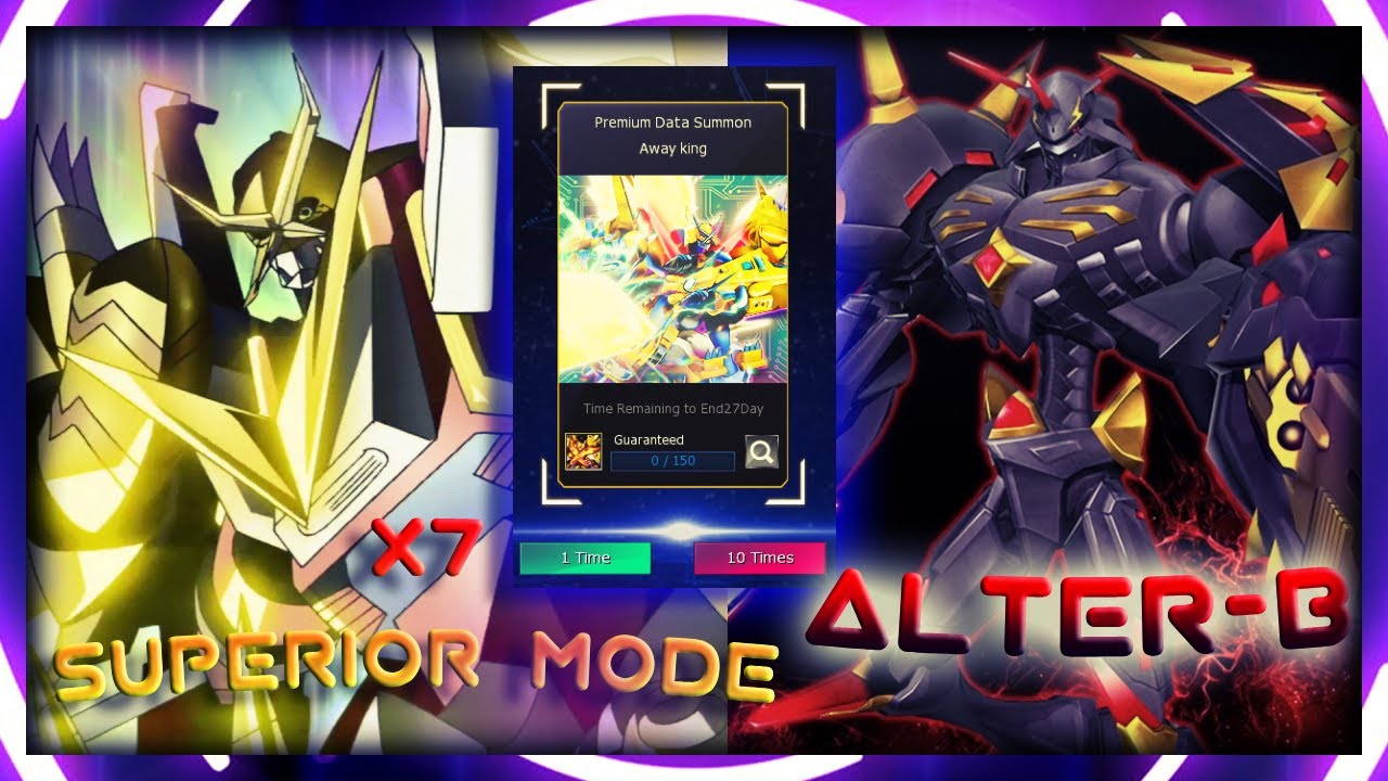 X7 SUPERIOR MODE, OMEGA SAMPLE B E TODA ATT DO NADMO NO DIGIMON MASTERS ...
