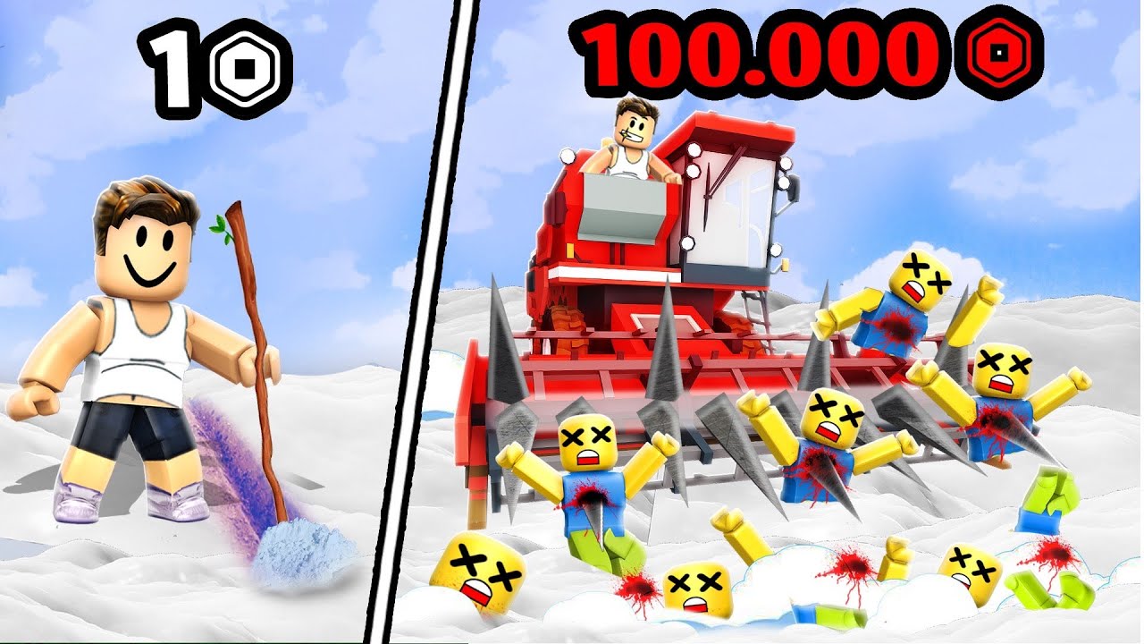 Taking Snow Plowing TOO FAR (roblox) - YouTube