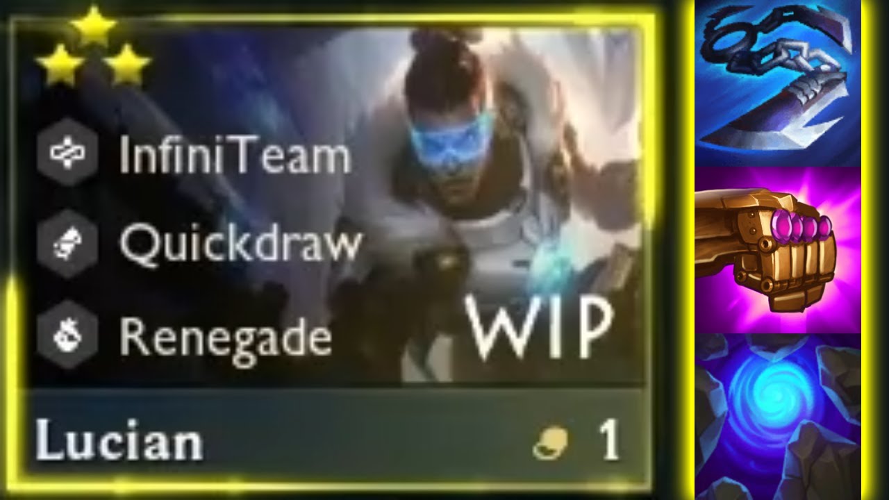 How strong is the new Lucian reroll ? | TFT Set 8.5 - YouTube