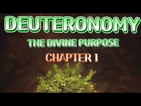 The Book Of DEUTERONOMY (chapter 1) - YouTube