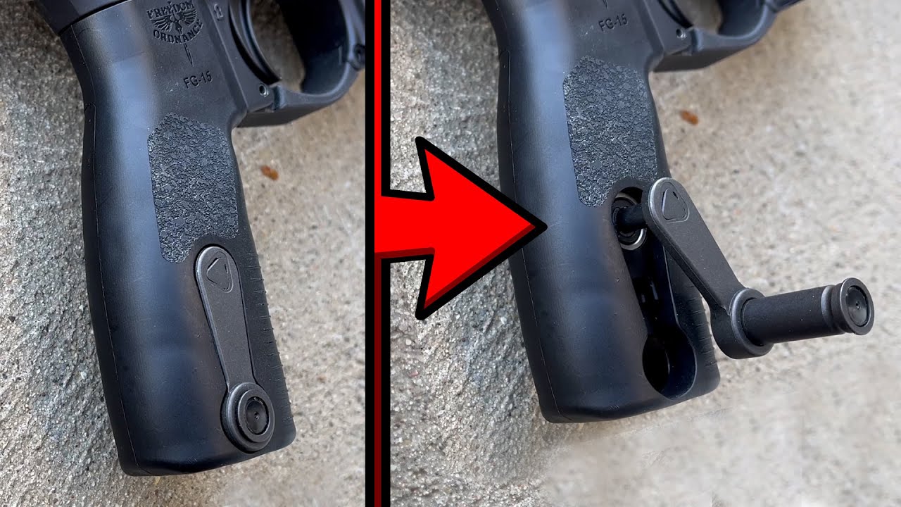 Turn Any AR into a Gatling Gun: Freedom Ordnance FG-15 - YouTube