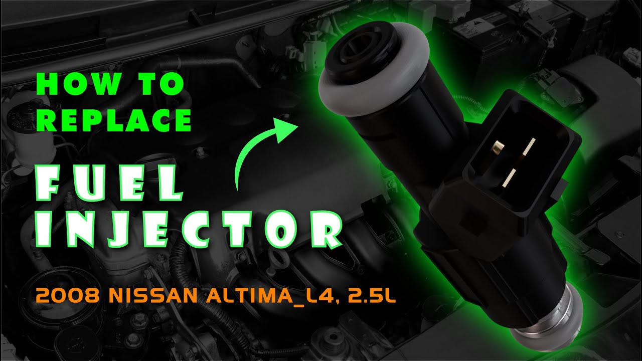 How to replace Fuel Injector(s) 2008 NISSAN ALTIMA L4, 2.5L - YouTube
