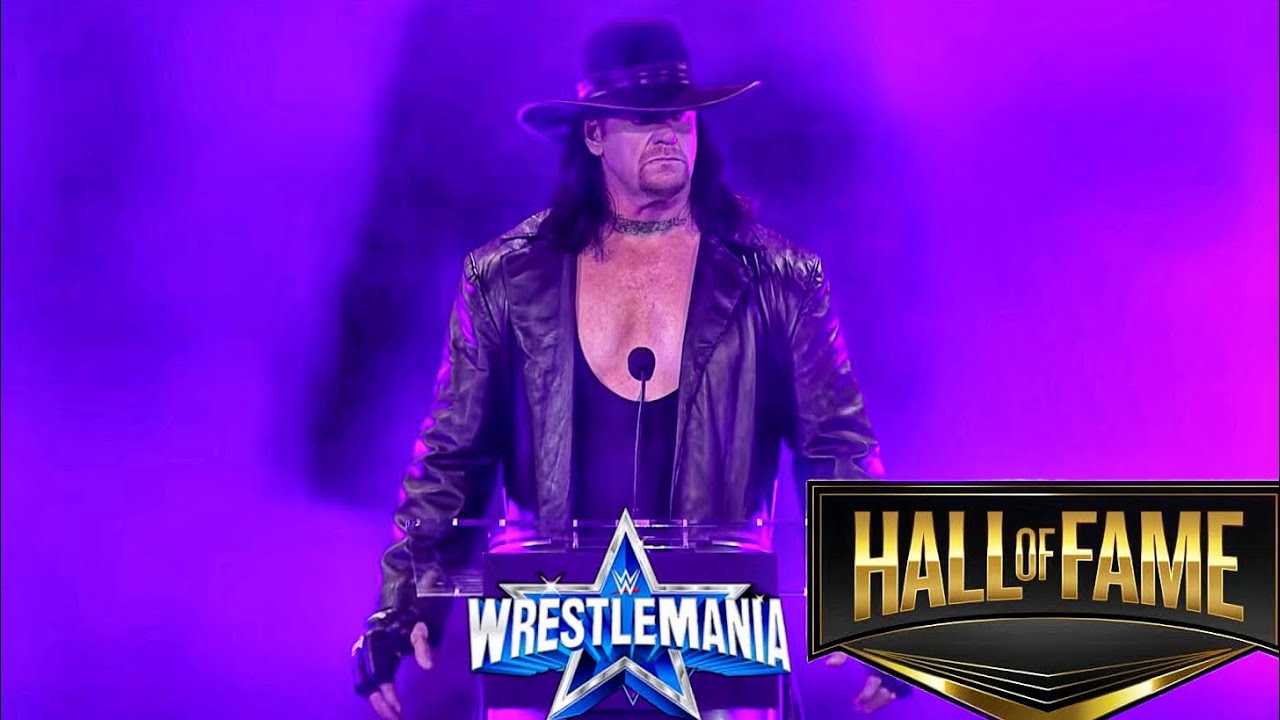 UNDERTAKER WWE HALL OF FAME 2022 INDUCUCTION CEREMONY SPEECH | WWE ...