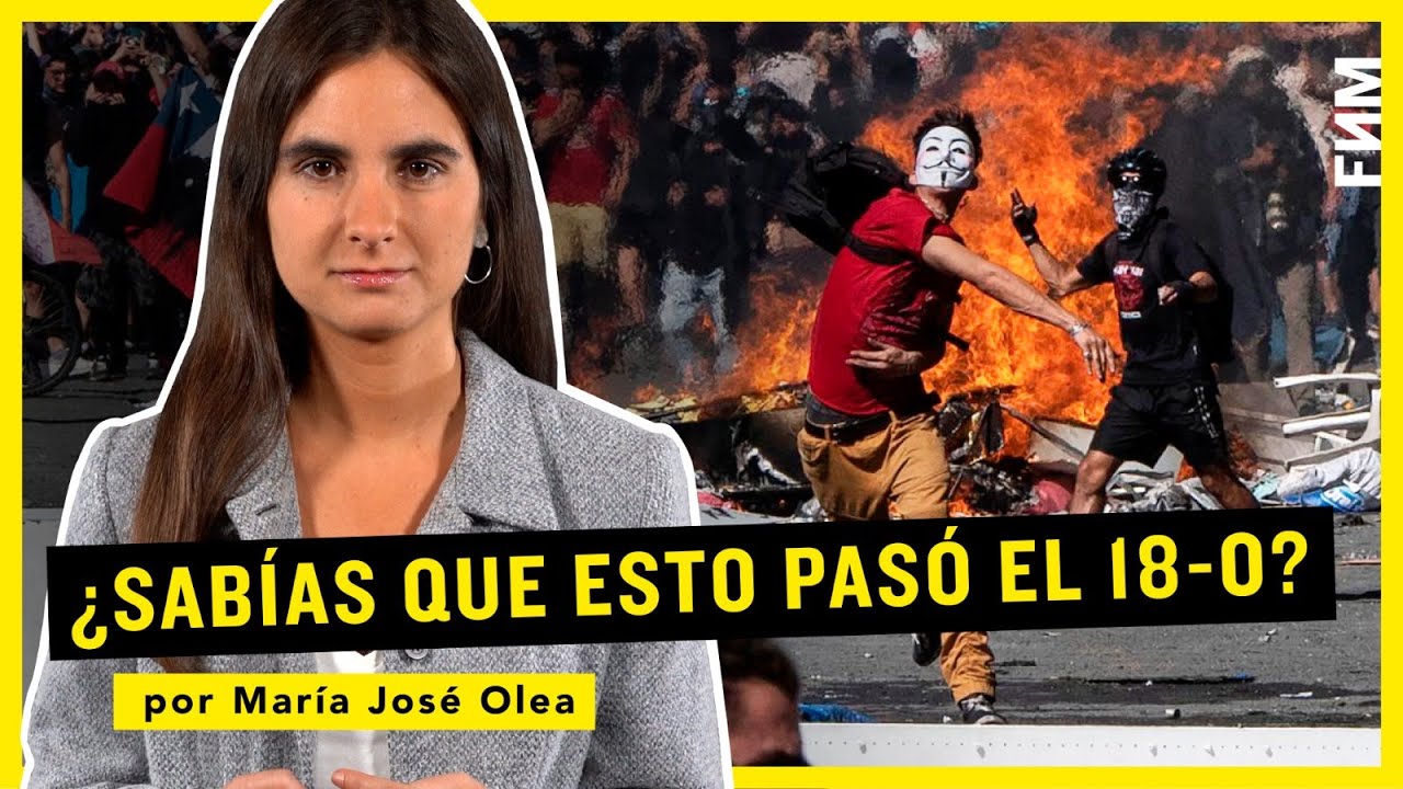 María José Olea: ¿Sabías que esto pasó el 18-O? - YouTube