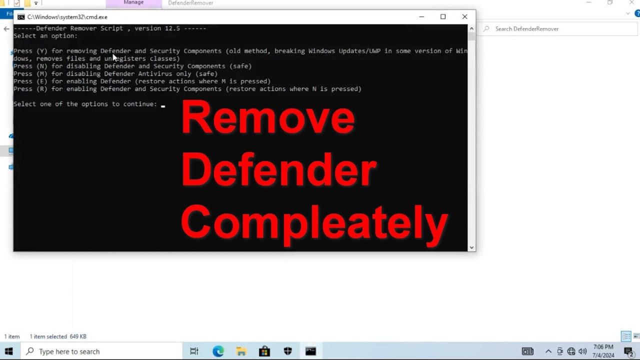 Remove Windows defender completely in windows 11 - YouTube