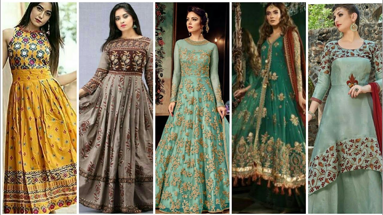 top 45+ Simple & Embroidered Frocks Designs2020 My Fashion Mart - YouTube