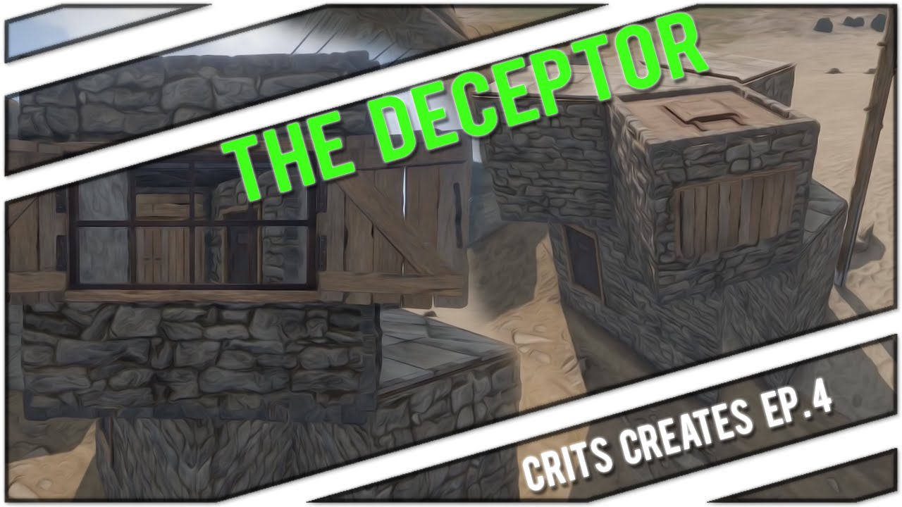 The BEST BUS STOP Base | The DECEPTOR | Rust | Crits Creates Ep. 4 ...