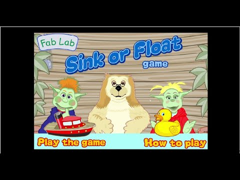 Fab Lab: Sink Or Float Game (Cbeebies) - Flash Games - YouTube