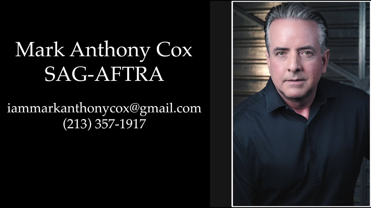 Dramatic Acting Reel - Mark Anthony Cox - YouTube