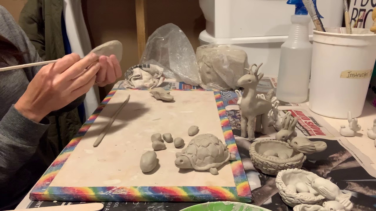 How to make a clay turtle: Part 2 - YouTube