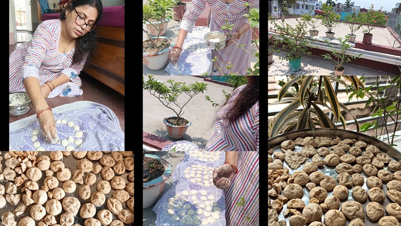 খুব সহজে তৈরি বিউলির ডাল বড়ি | Home made Biuli Dal Bori | Bori Recipe ...